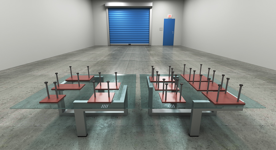 Steel Embed Plate 4 Studs | LIW Online